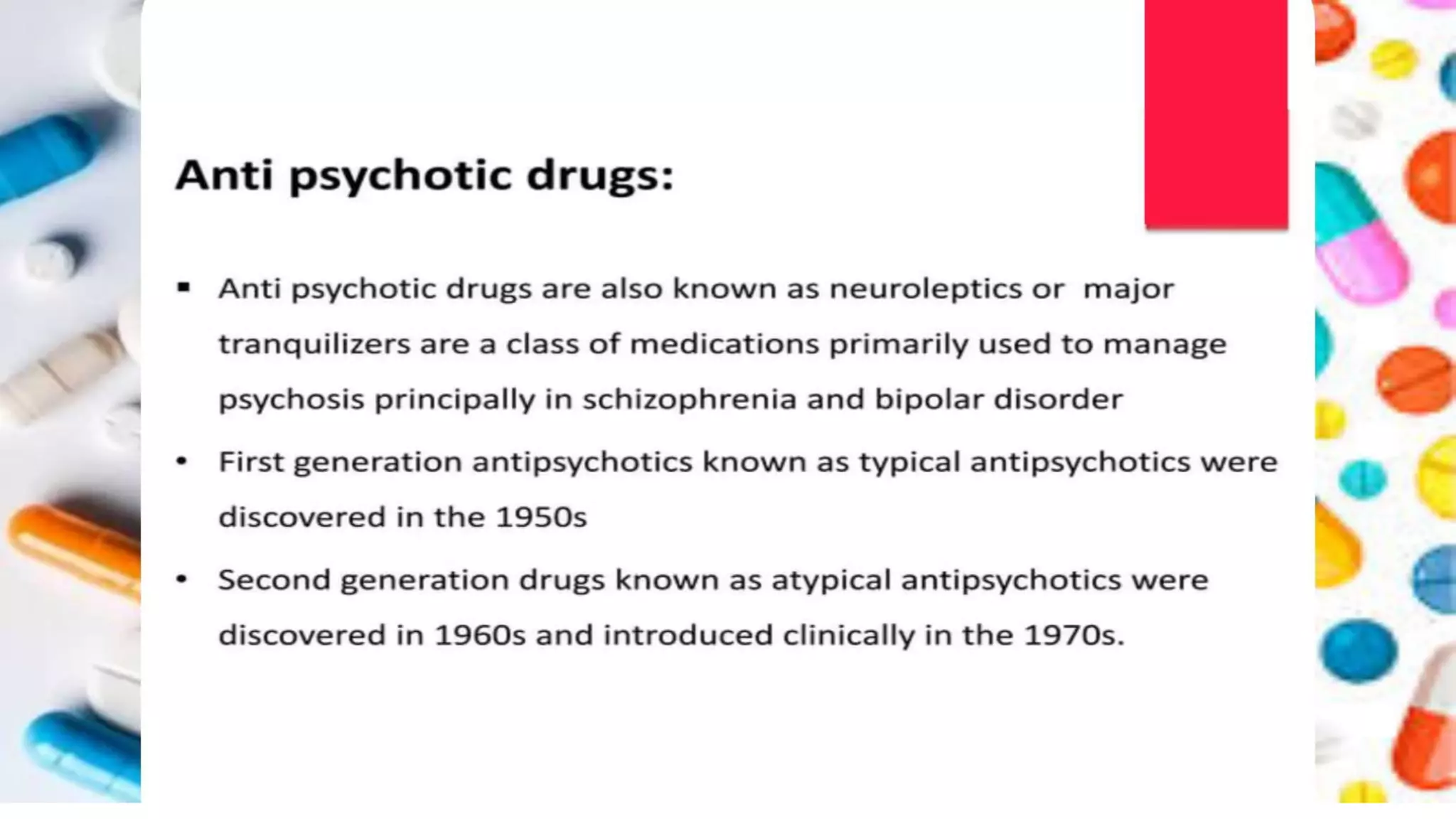 Psychopharmacology- Antipsychotics | PPTX