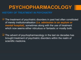 Psychopharmacology - Antipsychotics Drugs | PPTX