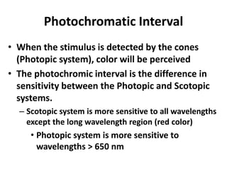 Psychophysics of measurements, weber’s law, visual threshold ...