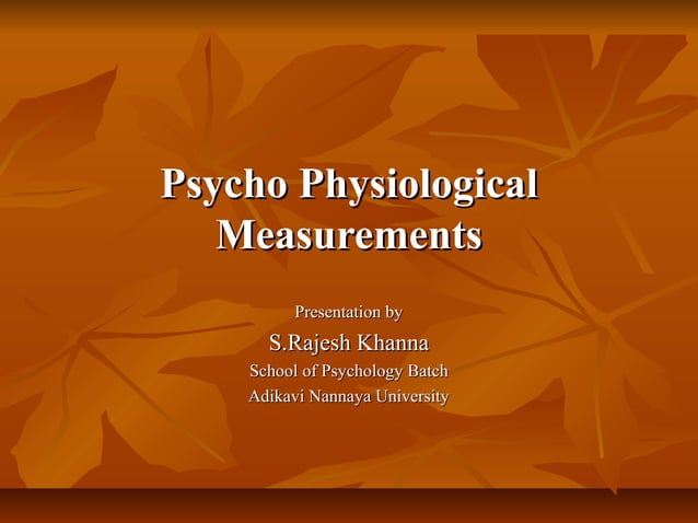 Physiological measurements | PPS | Medical Tests | Medical Health