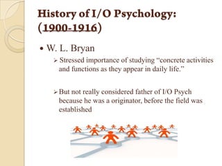 Industrial Organizational Psychology . ppt | PPTX