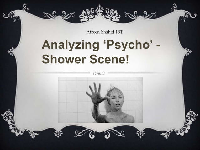 Analysis of Psycho - Shower scene | PPTX