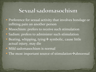 Psychosexual disorders | PPT