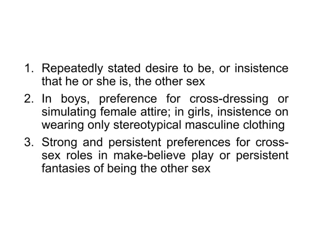 PSYCHOSEXUAL DISORDERS.pptx | Sexual Conditions | Sexual Health