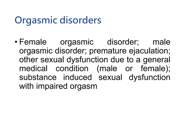 PSYCHOSEXUAL DISORDERS.pptx | Sexual Conditions | Sexual Health