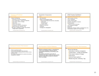 Psycho Sexual Evaluation Risk Assessment of Sexual Offenders - 2014 | PDF