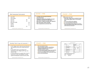 Psycho Sexual Evaluation Risk Assessment of Sexual Offenders - 2014 | PDF