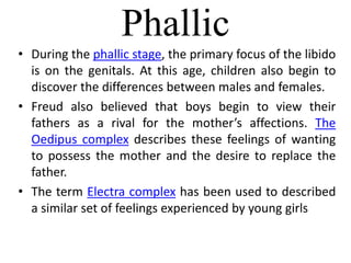 Psychosexual theory by Sigmund Freud | PPTX