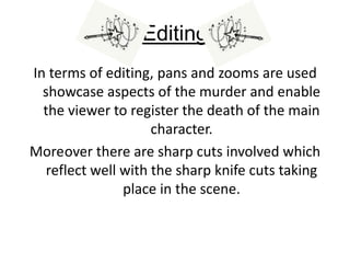 Psycho shower scene analysis | PPT