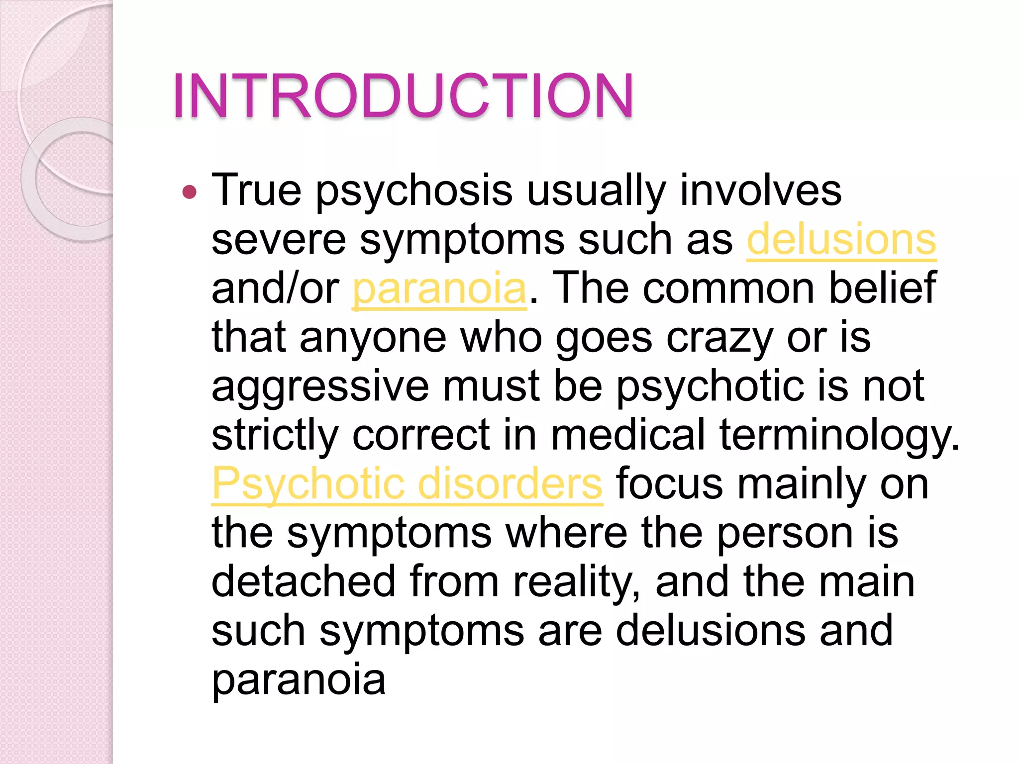 Psychosis | PPTX