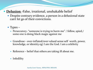 Psychosis and neurosis | PPTX