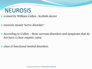 Psychosis and neurosis | PPTX