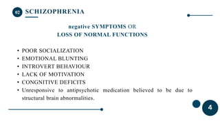 Psychosis or Schizophrenia Disease With Classification | PPTX