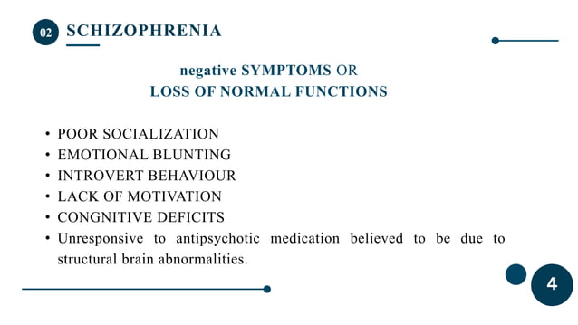 Psychosis or Schizophrenia Disease With Classification | PPTX