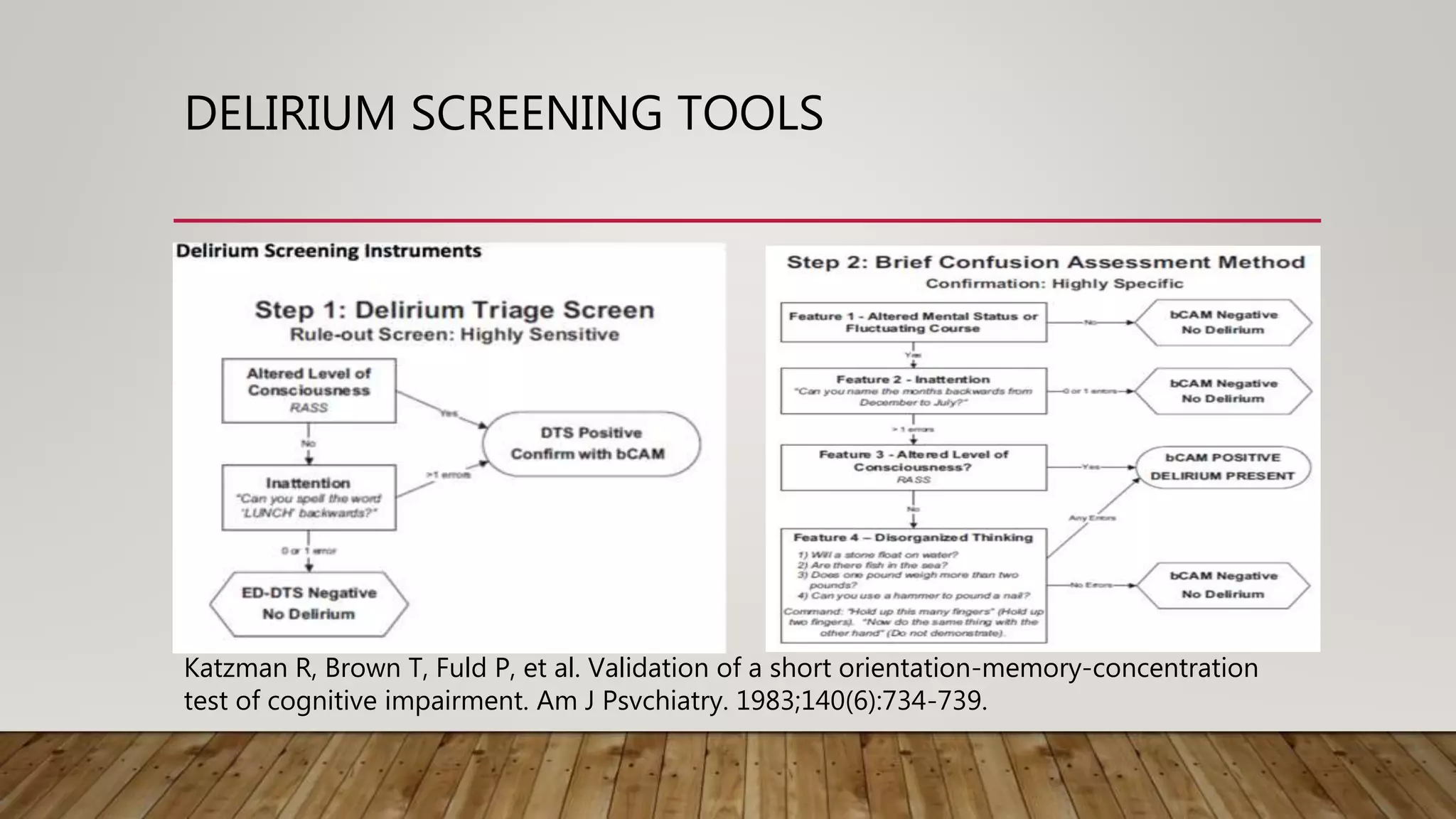 Psychosis-Delirium lecture | PPTX