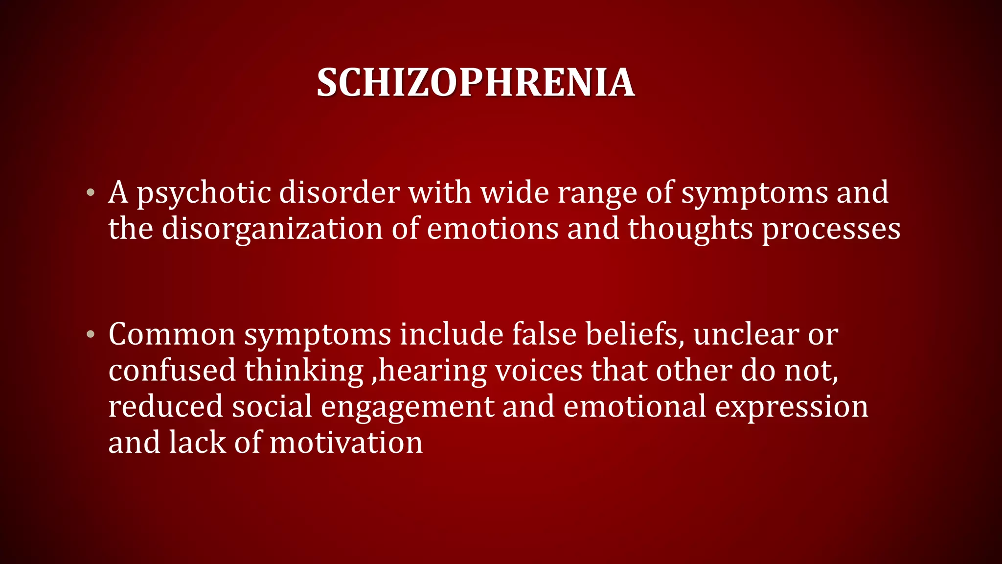 Psychosis (Psychotic disorder ) | PPTX