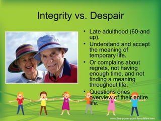 Psychosocial Development - Erick Erikson | PPT