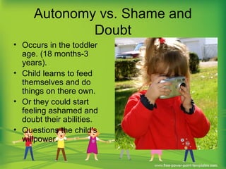 Psychosocial Development - Erick Erikson | PPT