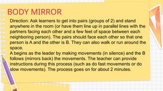 psychosocial.pptx activities week 1 students activity grade 9 | PPTX