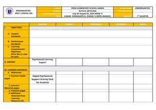 DETAILED LESSON PLAN ON PSYCHOSOCIAL FOR KINDERGARTEN.docx