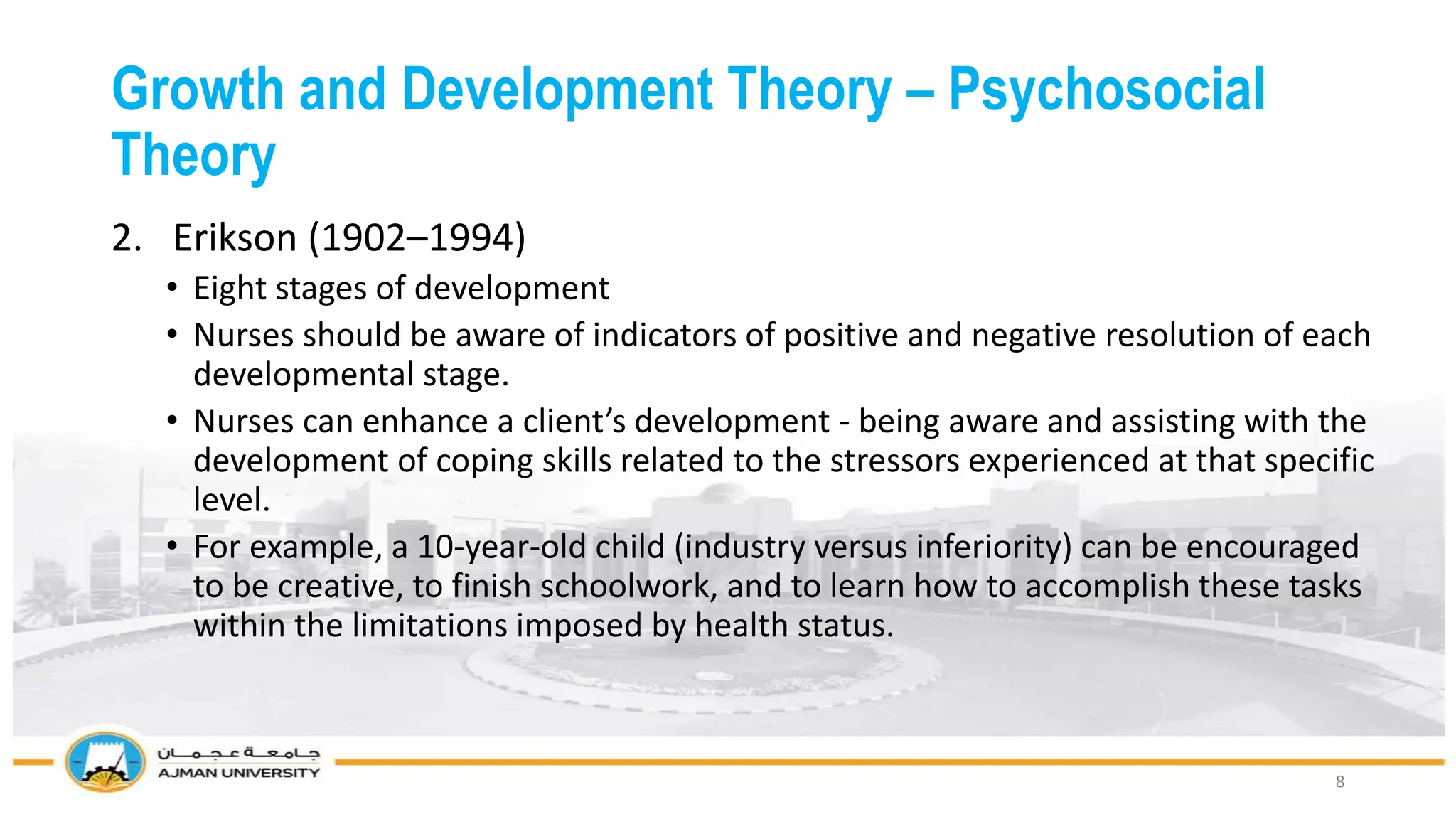 Developmental theory: Psychosocial and Cognitive theory.pptx