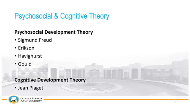 Developmental theory: Psychosocial and Cognitive theory.pptx