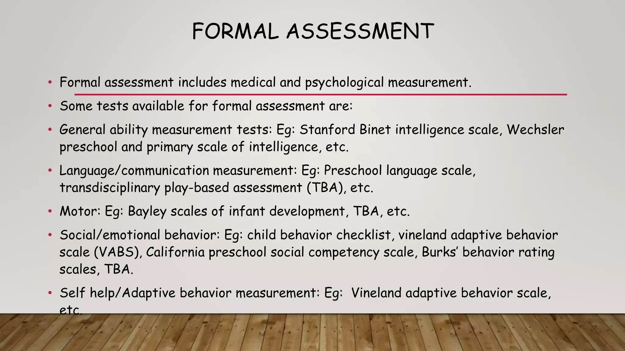 Psychosocial and emotional assessment | PPTX