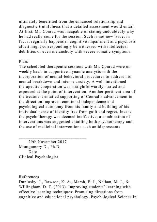 Psychosocial Assessment____ Part 1 (Topic 2) .docx | Mental Health ...