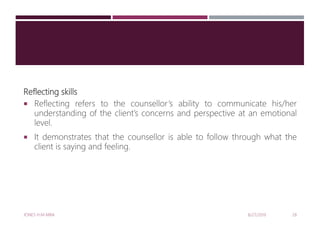 Psychosocial counselling | PPTX