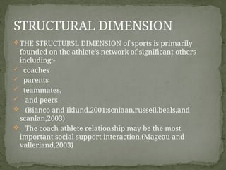 PSYCHOSOCIAL DIMENSIONS OF SPORTS INJURY AND PSYCHOSOCIAL INTERVENTION ...