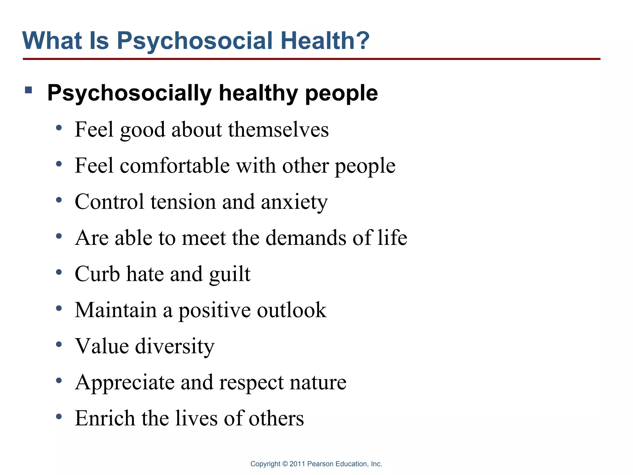 Psychosocial health | PPT