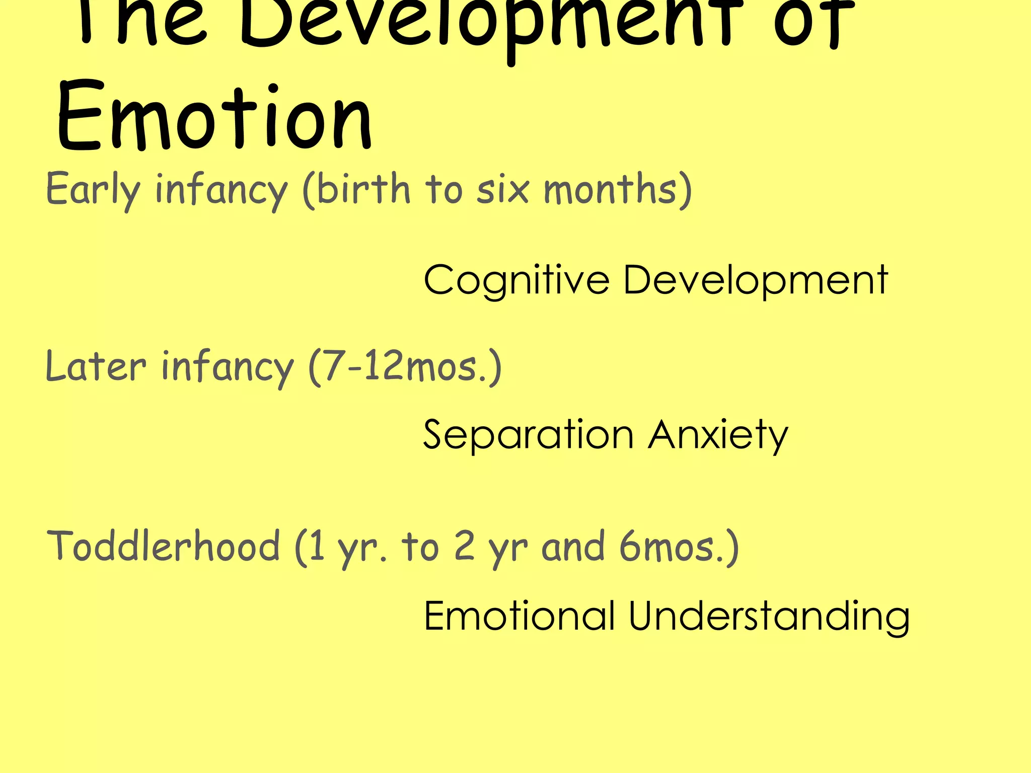 Psychosocial Development of Infancy & Toddlerhood | PPTX