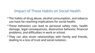 Psychosocial Pharmacy: Impact of Drugs, Addiction, and Social Health | PPTX