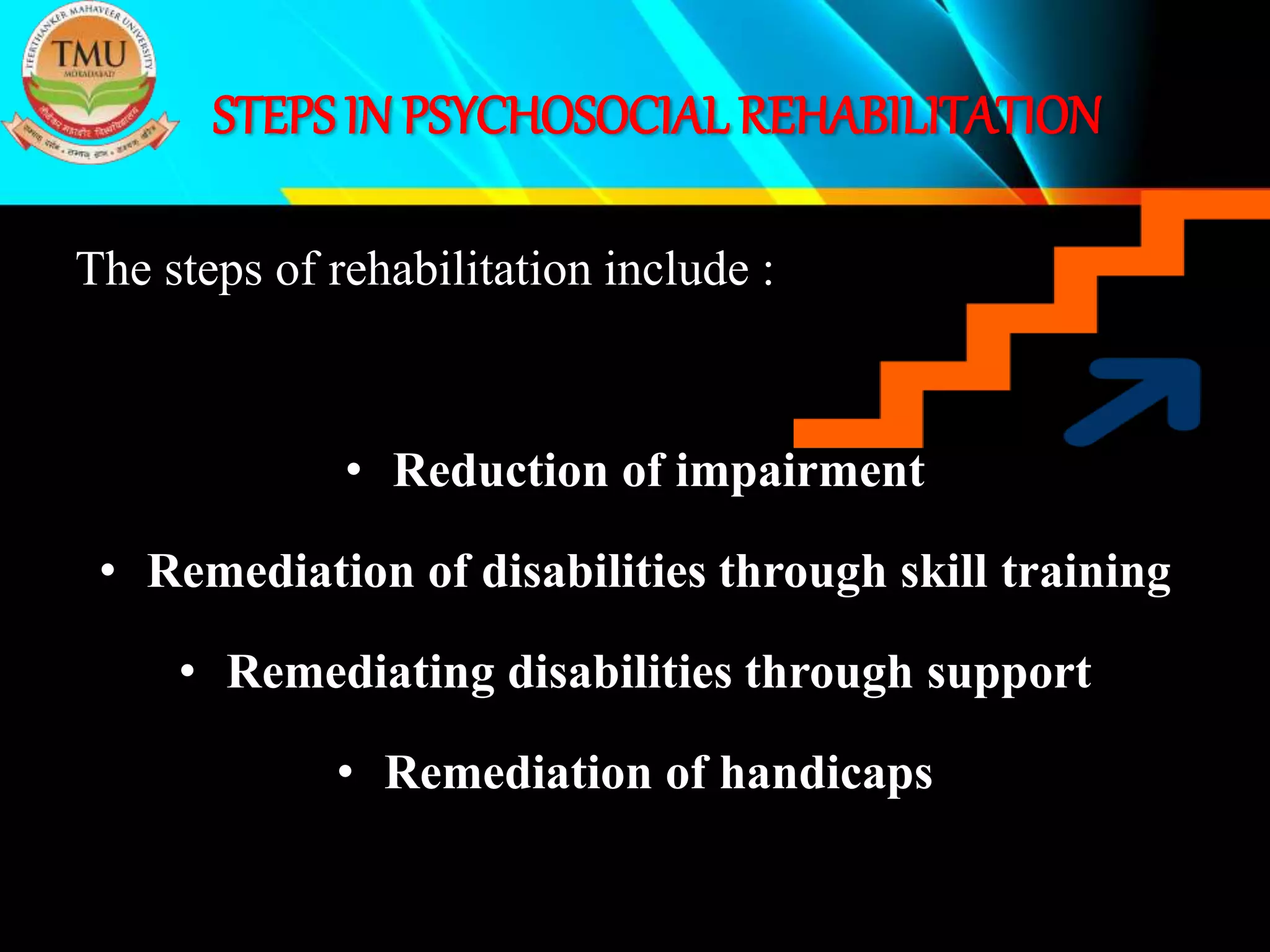 Psychosocial rehabilitation | PPTX