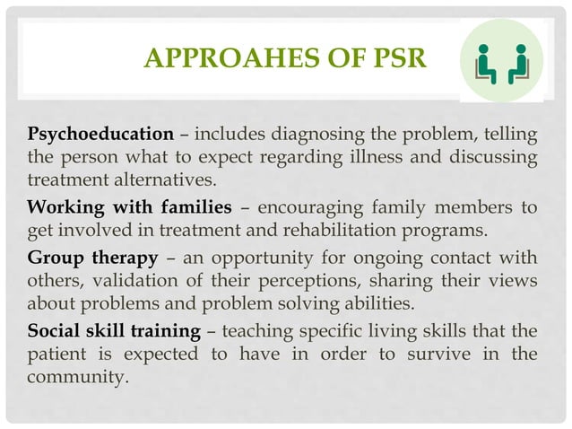 Psychosocial rehabilitation | PPTX | Physical Therapy | Wellness