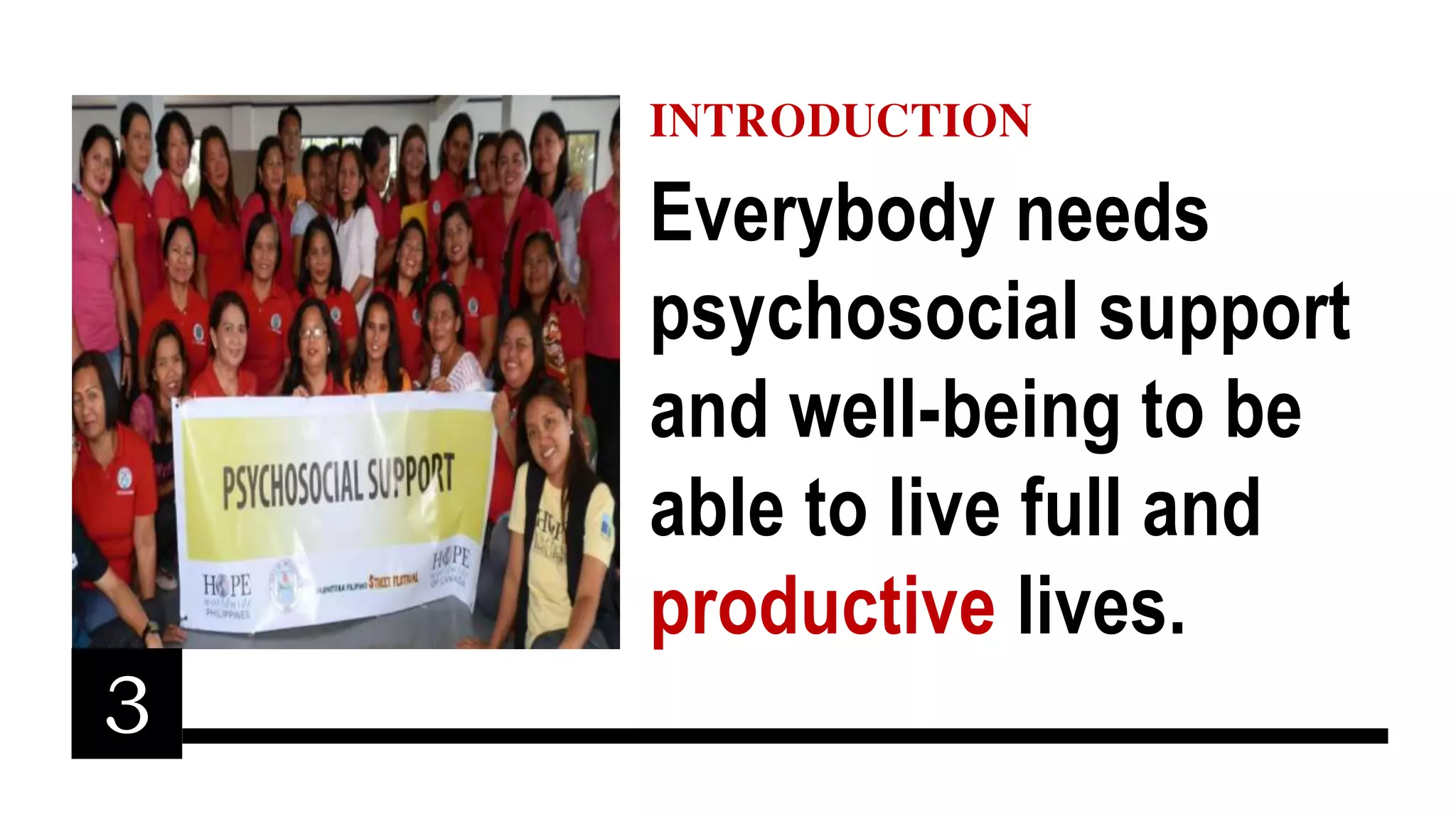 Psycho Social Support | PPTX