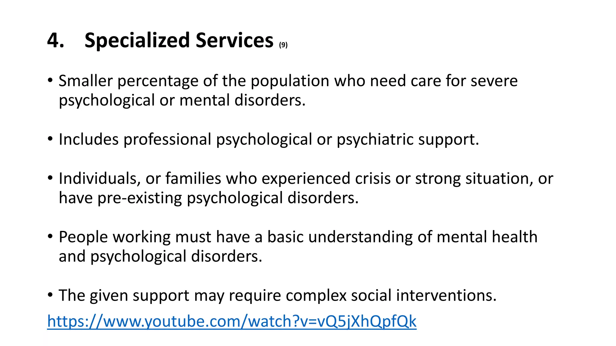 Psychosocial Support Types and Benefits | PDF