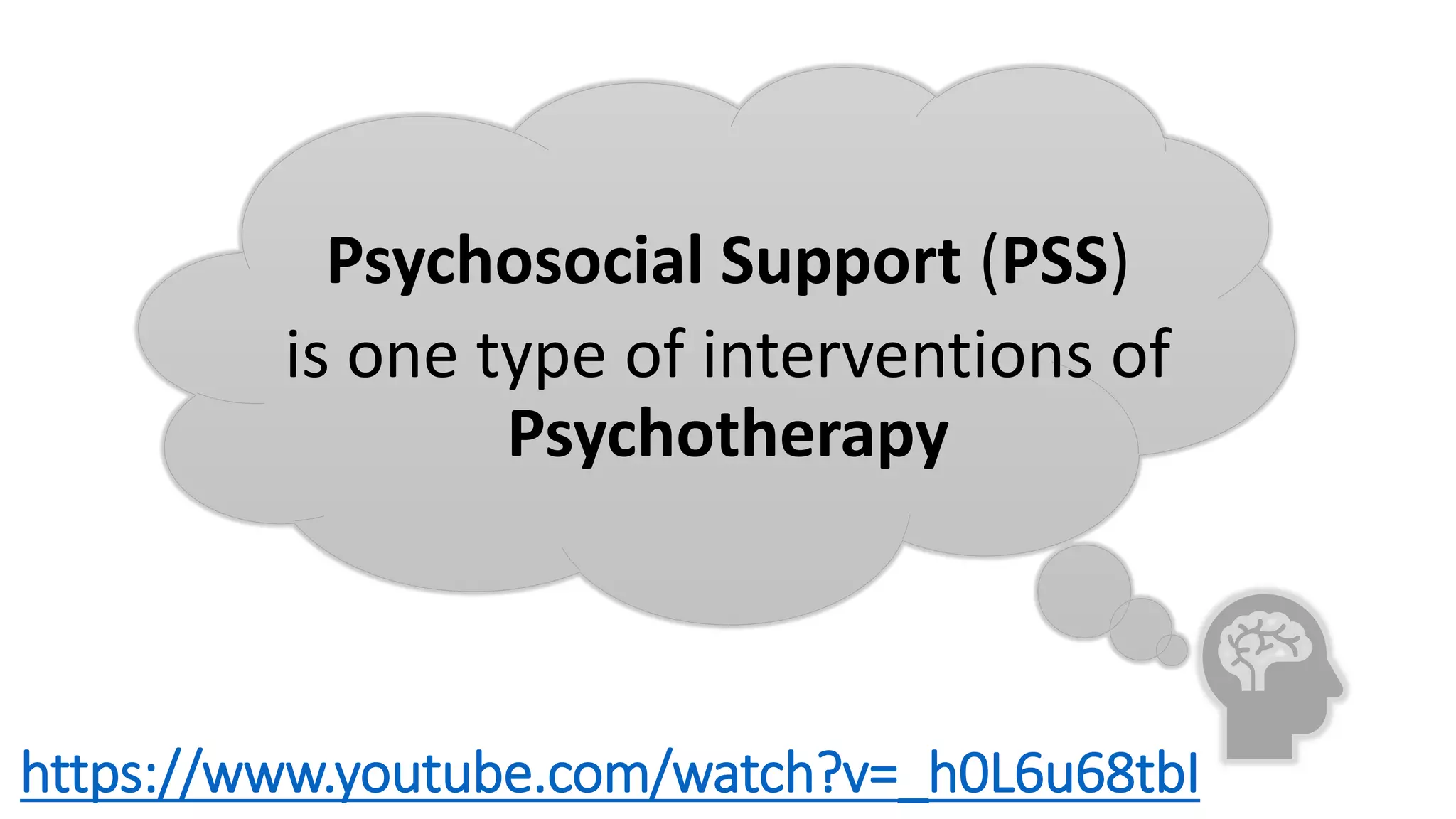Psychosocial Support Types and Benefits | PDF