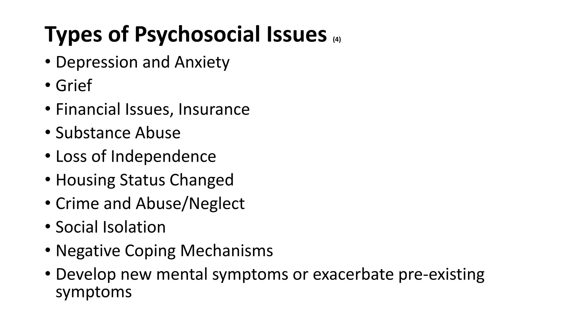 Psychosocial Support Types and Benefits | PDF