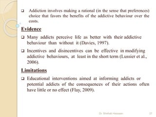 Psychosocial theories of addiction | PPTX