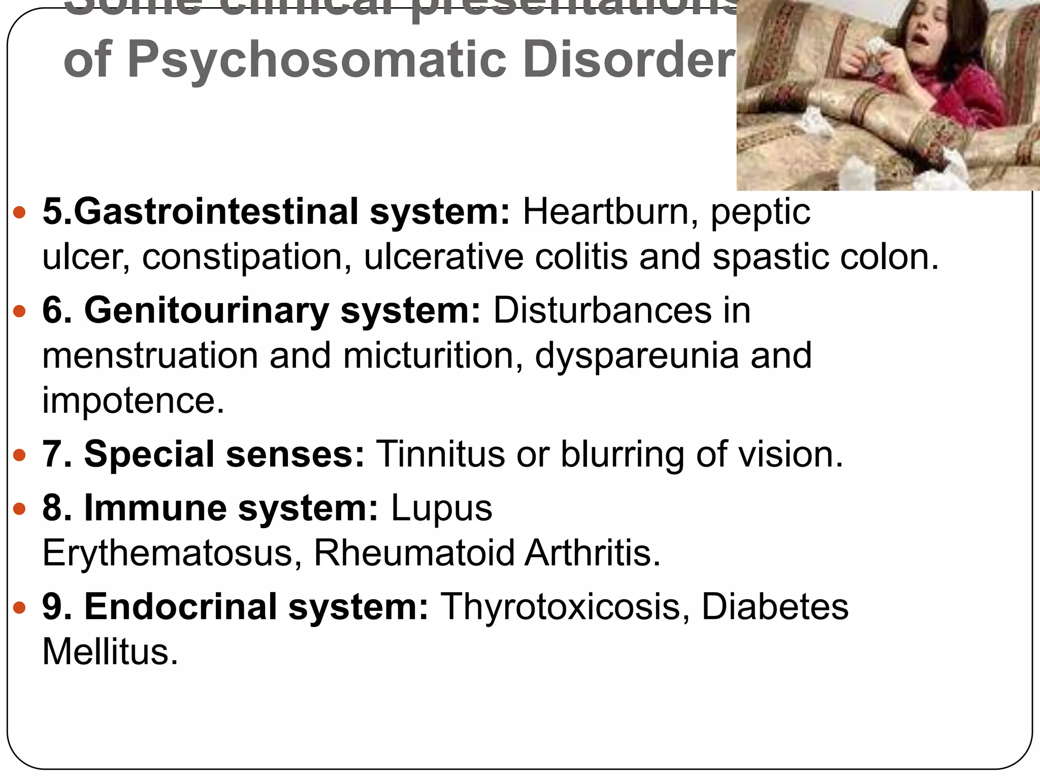 Psychosomatic and somatization disorder | PPTX