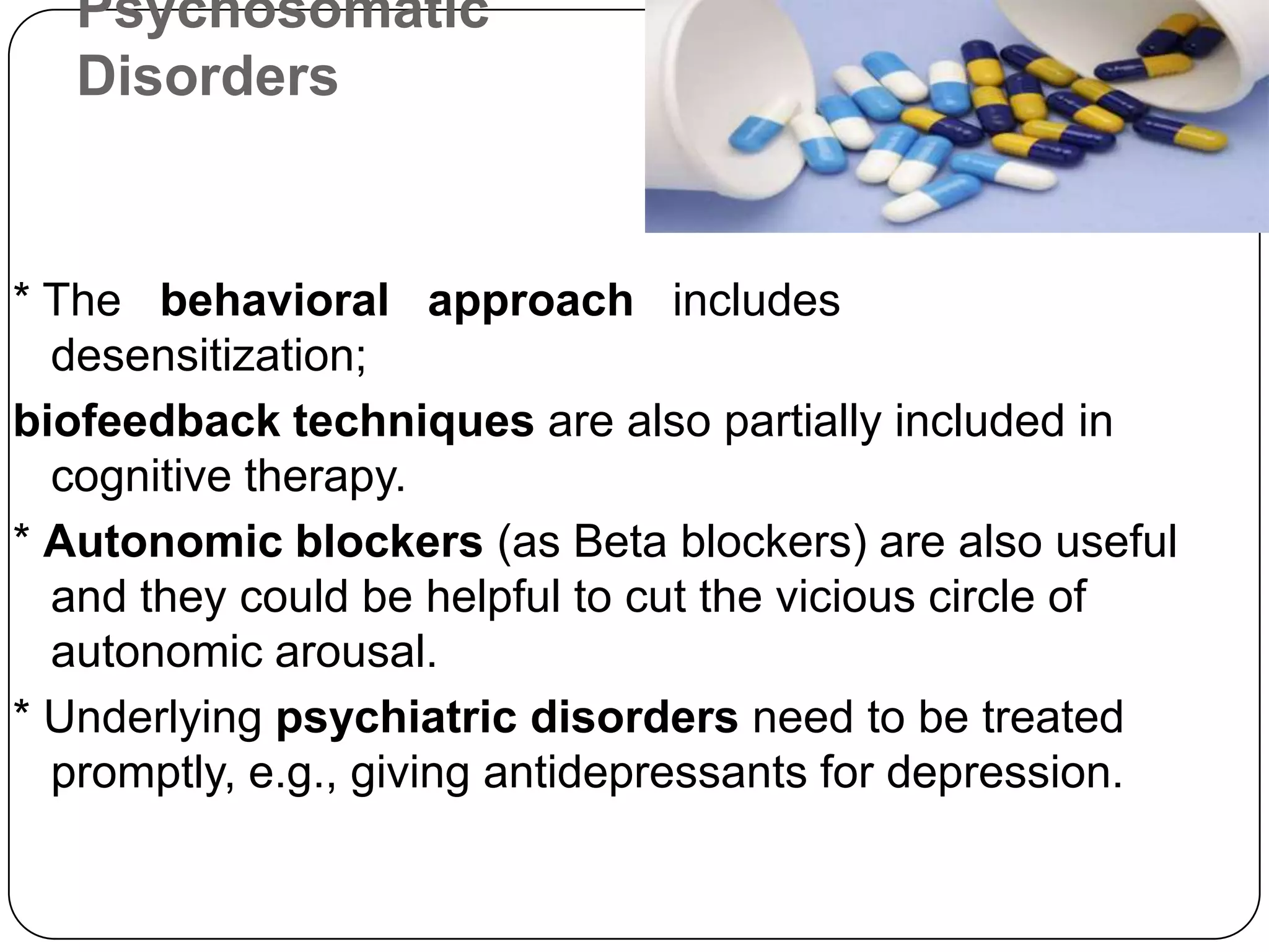 Psychosomatic and somatization disorder | PPTX
