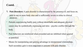 psychosomaticdisorder and it's physiotherapy management | PPTX