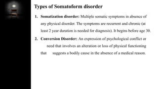 psychosomaticdisorder and it's physiotherapy management | PPTX