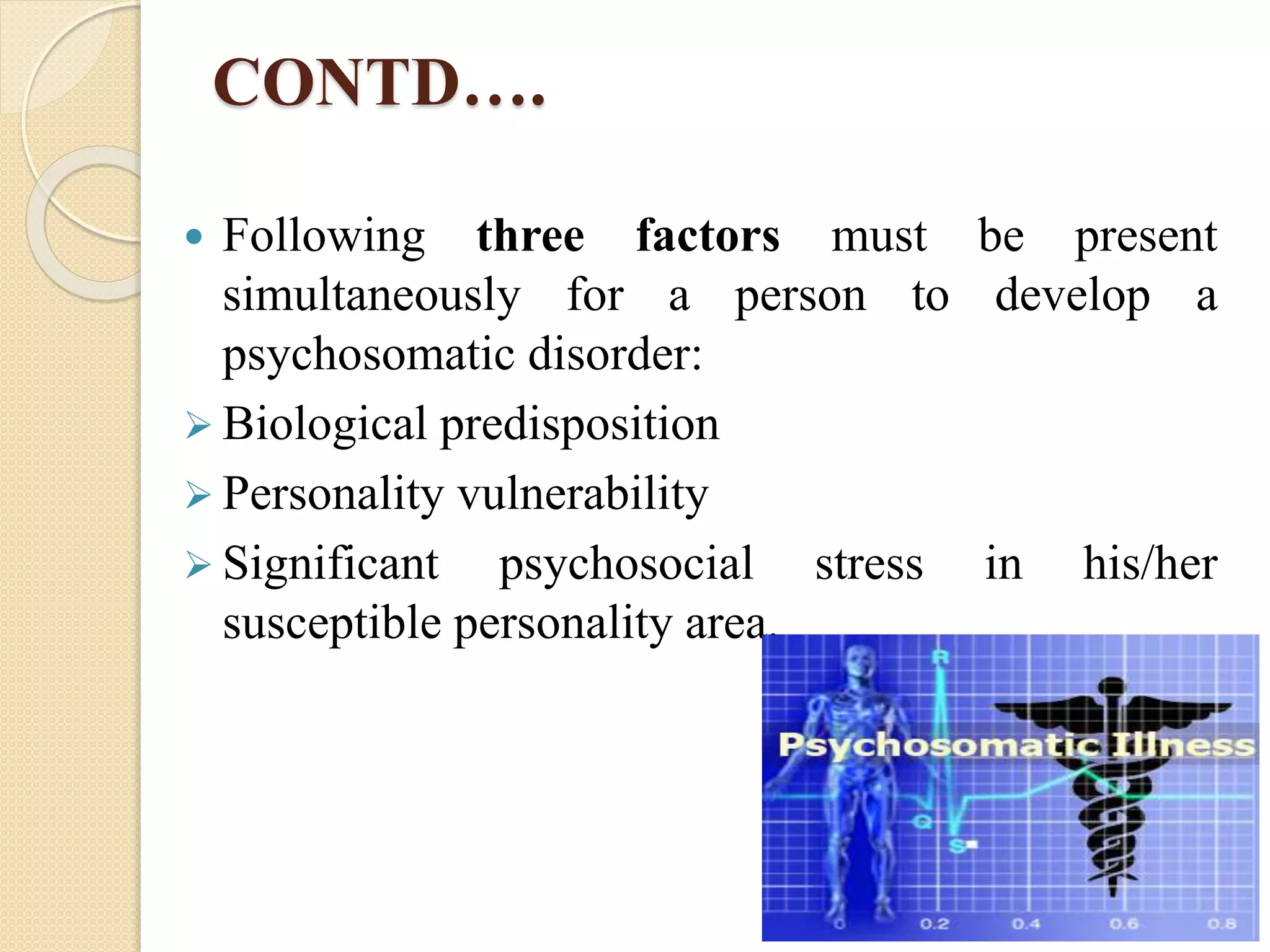 Psychosomatic disorders | PPTX
