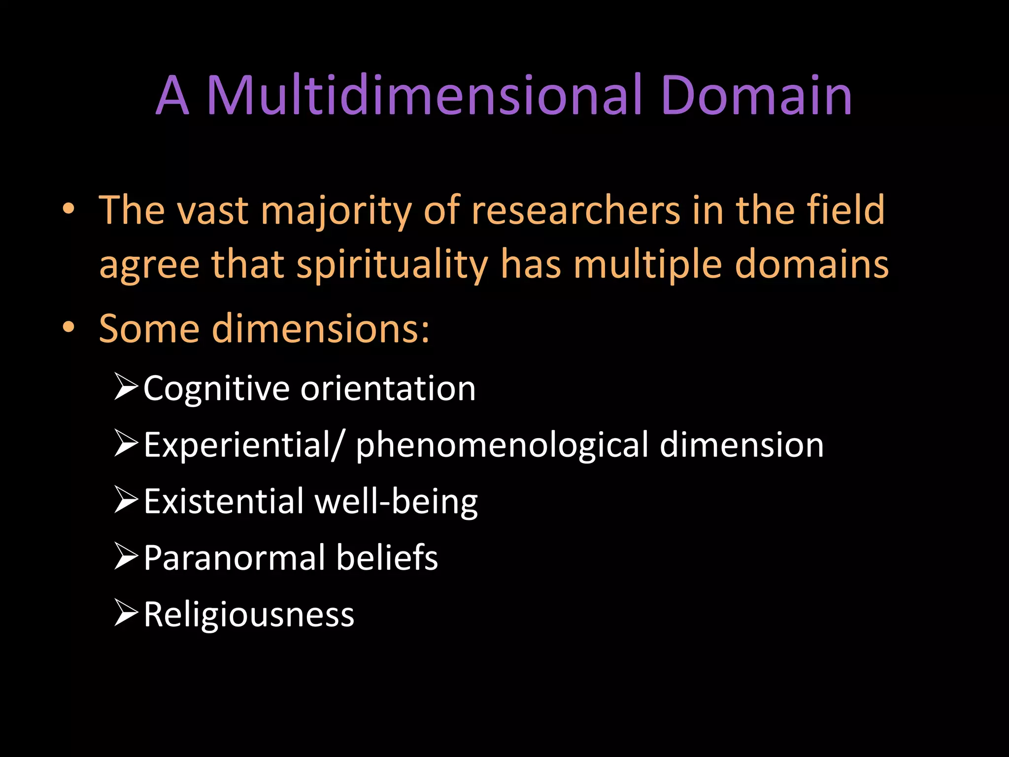 Psychospiritual development powerpoint | PPTX