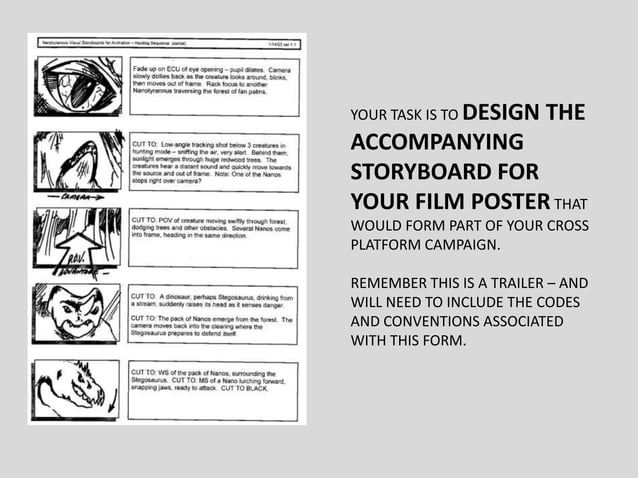 Storyboarding [including Saul Bass Psycho] | PPTX