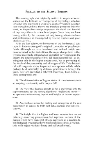 Psychosynthesis | PDF