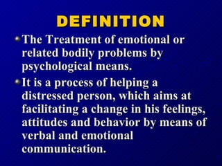 Psychotherapy | PPT