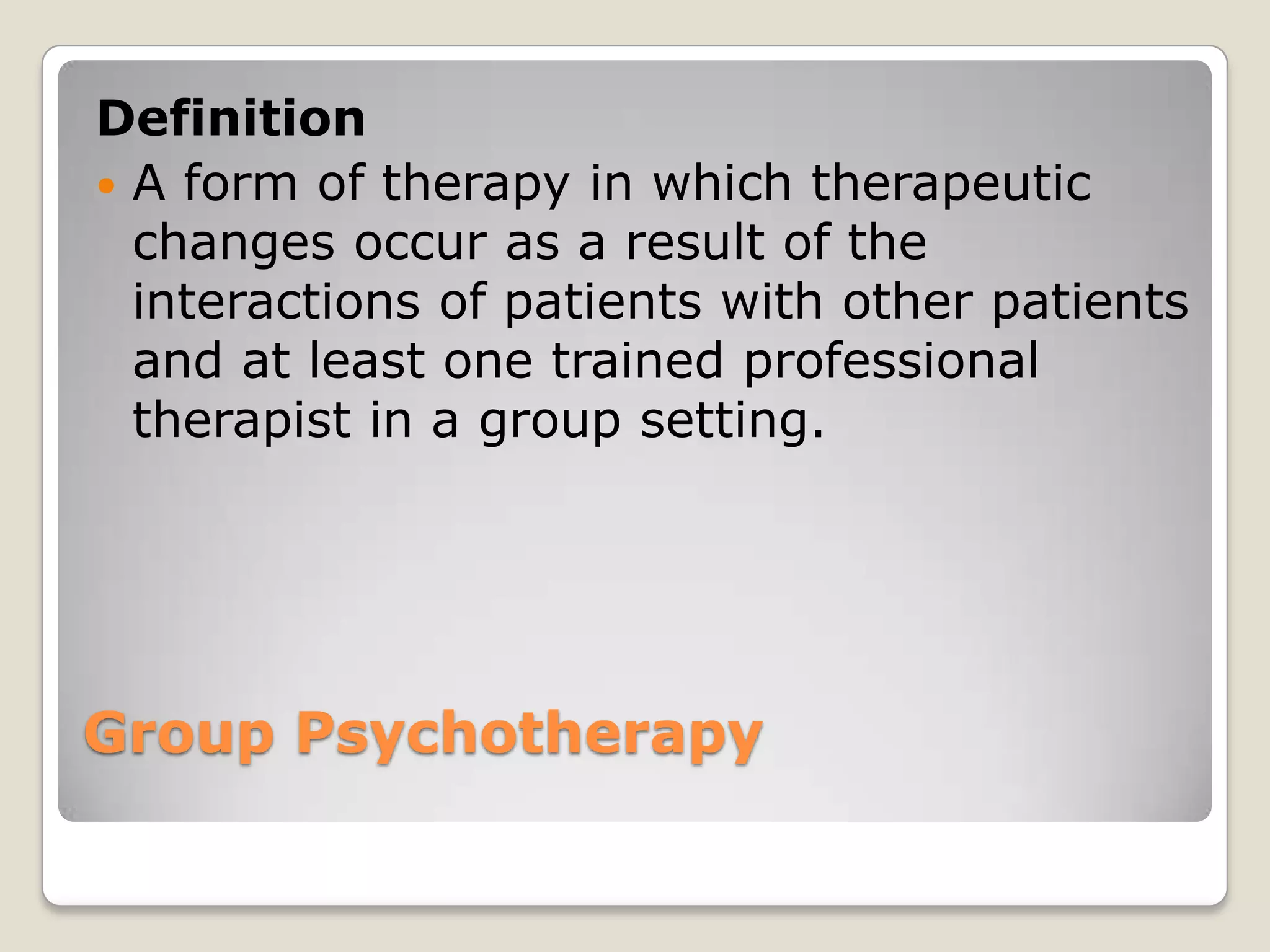 Psychotherapy | PPTX